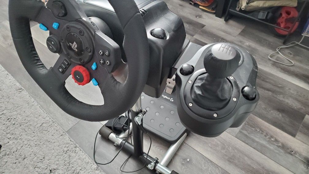 Logitech G29 PS4 Steering wheel with Manual Shifter and Mounting Stand ...