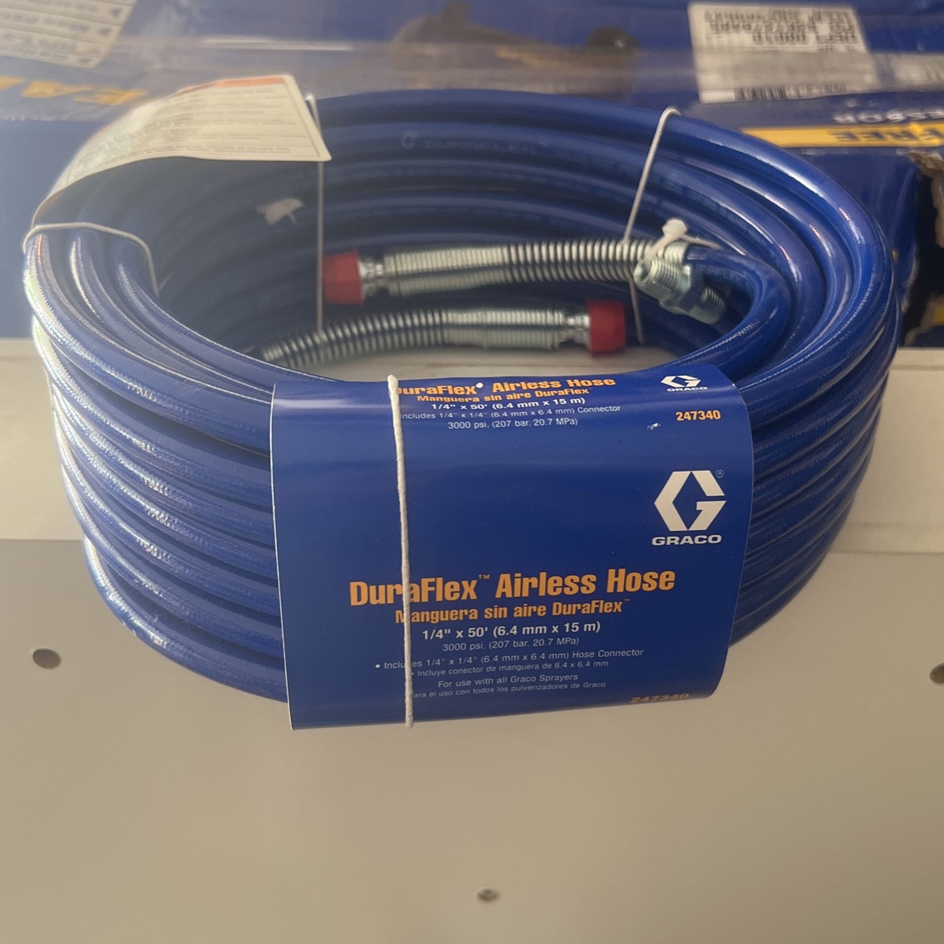 Brand New Graco OEM DuraFlex Airless Hose 1/4” x 50’ 3000 Psi 6.4 Mm ...