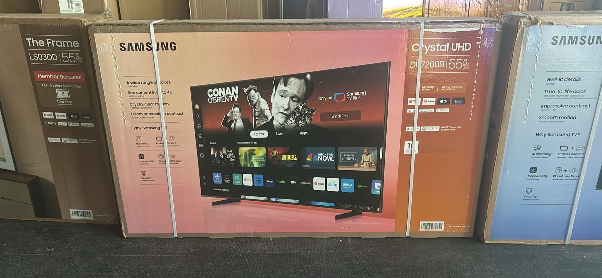 55" Samsung Crystal 4k Smart HDR LED TV DU7200 for Sale in Fort Worth ...