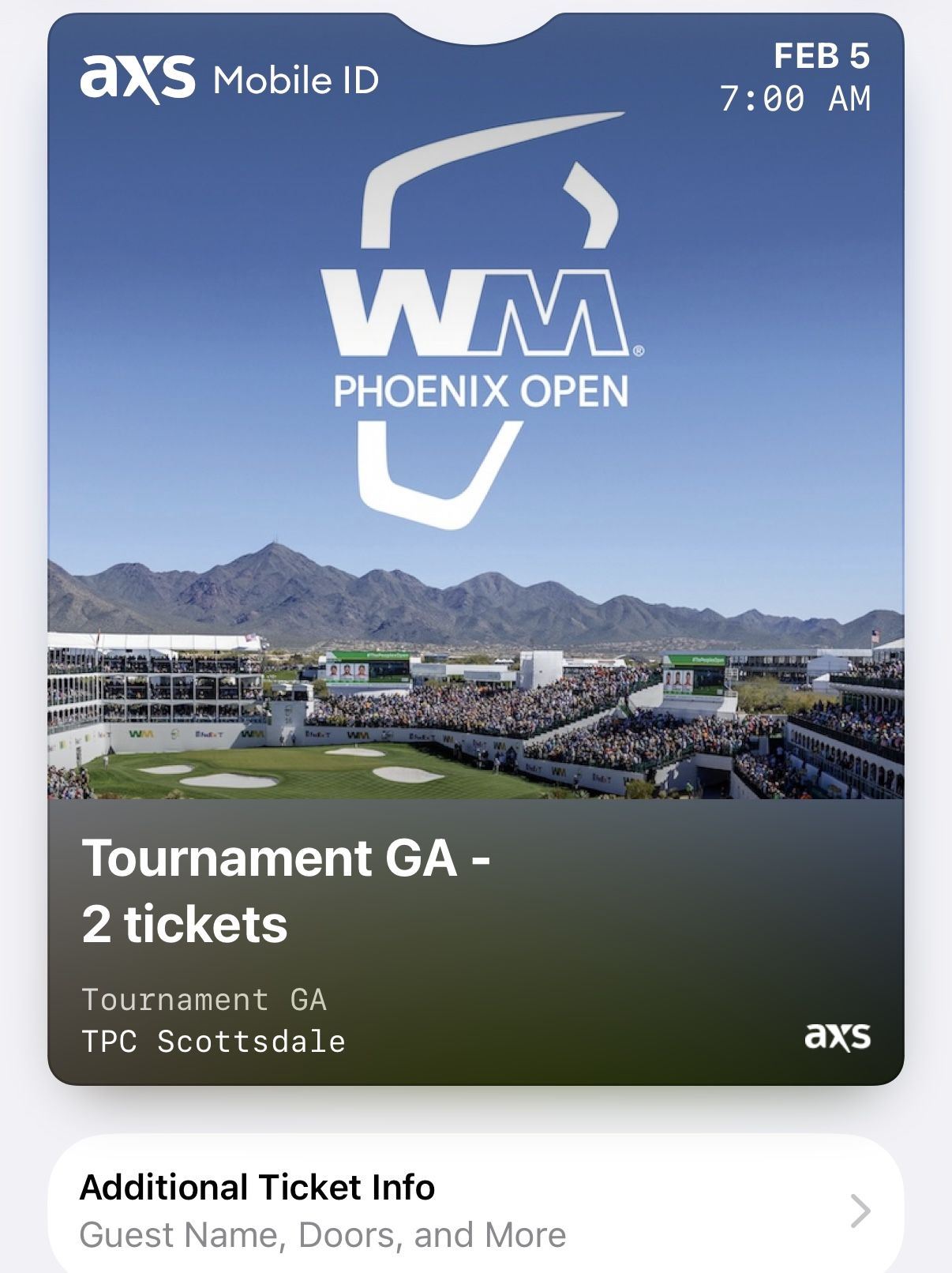 2026 Waste Management Phoenix Open for Sale in Phoenix, AZ - OfferUp