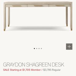 RH Graydon Shagreen Desk for Sale in Los Angeles CA OfferUp