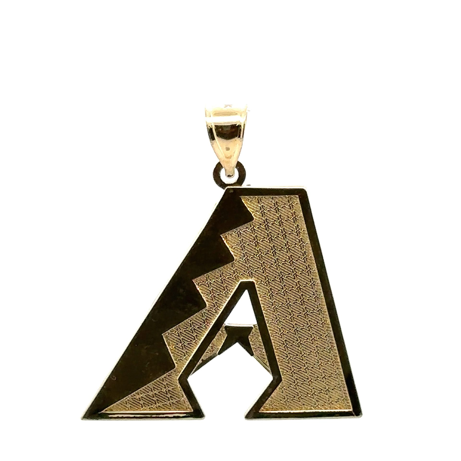 Men’s 10k Yellow Gold Arizona Diamondbacks Logo Pendant For Necklace ...