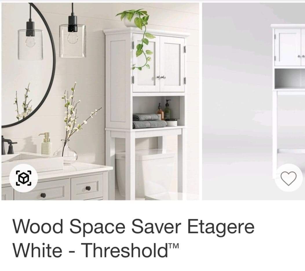 Wood Space Saver Etagere white Threshold for Sale in Euless TX OfferUp