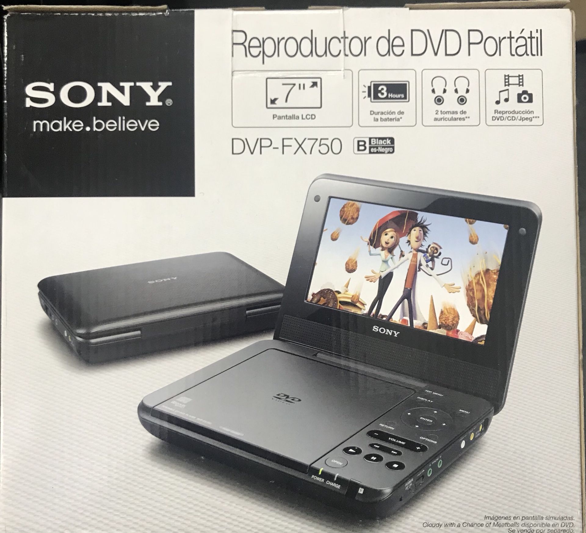Sony Portable Dvd Player Box