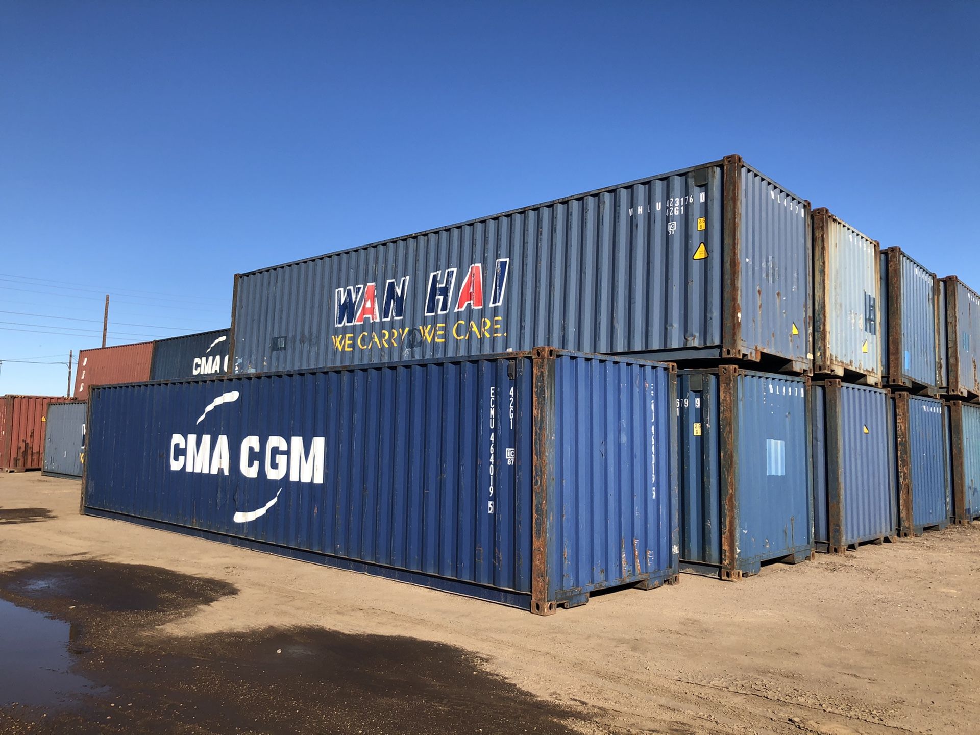 LOCAL 8x40 HIGH CUBE 9’6” extra tall shipping cargo container connex ...