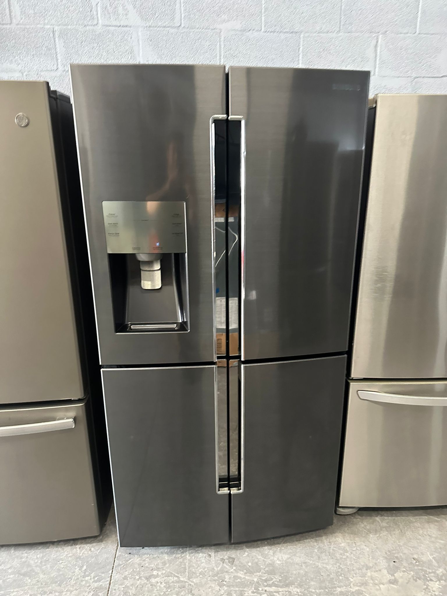 36” SAMSUNG DARK Stainless Steel 6 MESES GARANTÍA FRIDGE REFRIGERATOR ...
