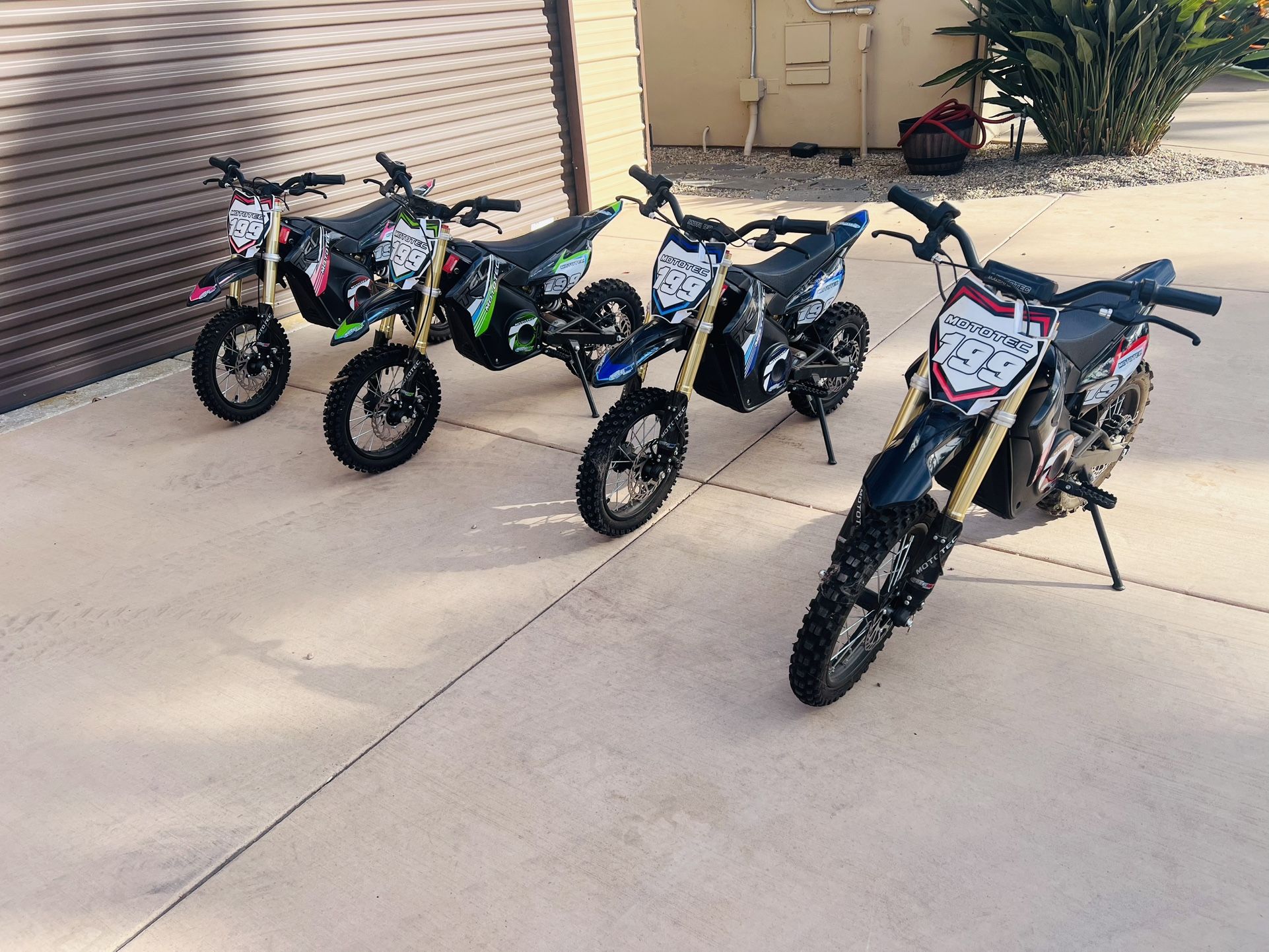 2 MotoTec Electric Dirt Bikes – Great Condition! for Sale in Vista, CA ...