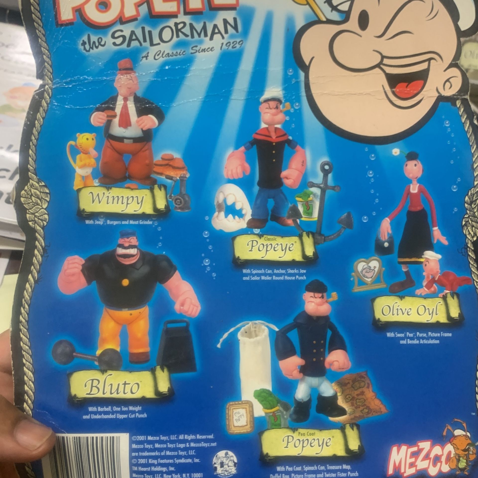 Mezco - Popeye The Sailorman Action Figures (Classic Popeye & Olive Oyl ...