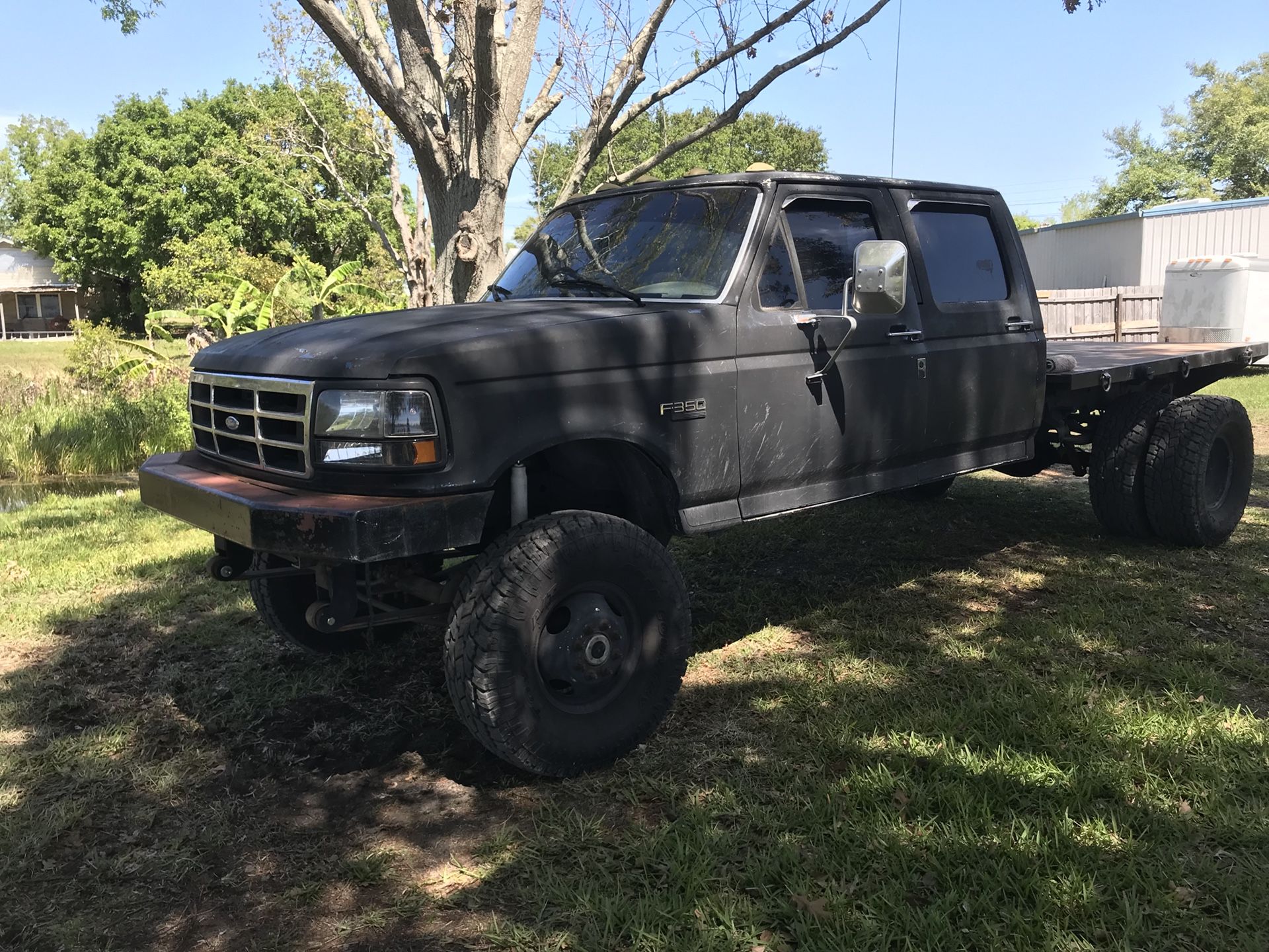F-350 Dually Flatbed Diesel Truck “96” for Sale in Haines City, FL ...