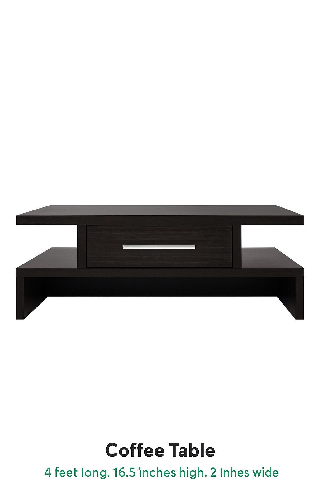 Modern Espresso Coffee Table – 4 ft Long for Sale in Delray Beach, FL ...