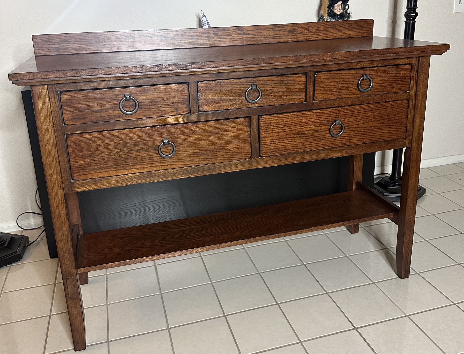 Rustic Oak Buffet /Sideboard for Sale in Yorba Linda, CA - OfferUp