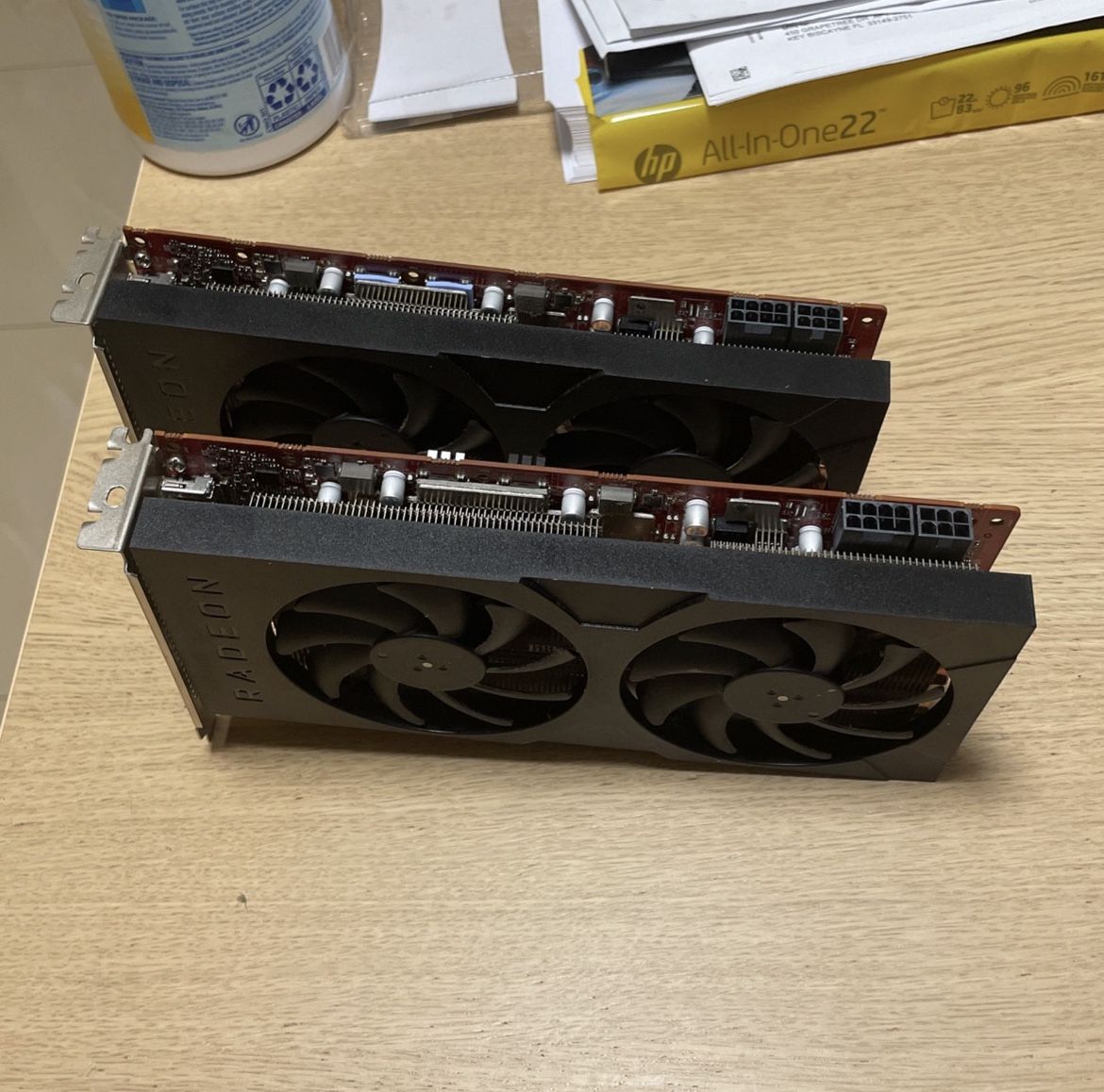 Two Dell 5700xt Gaming AMD Graphics Card Gpu 8gb Gddr6 for Sale in ...