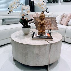 Clifton Round Coffee Table From Z Gallerie for Sale in Miami FL OfferUp