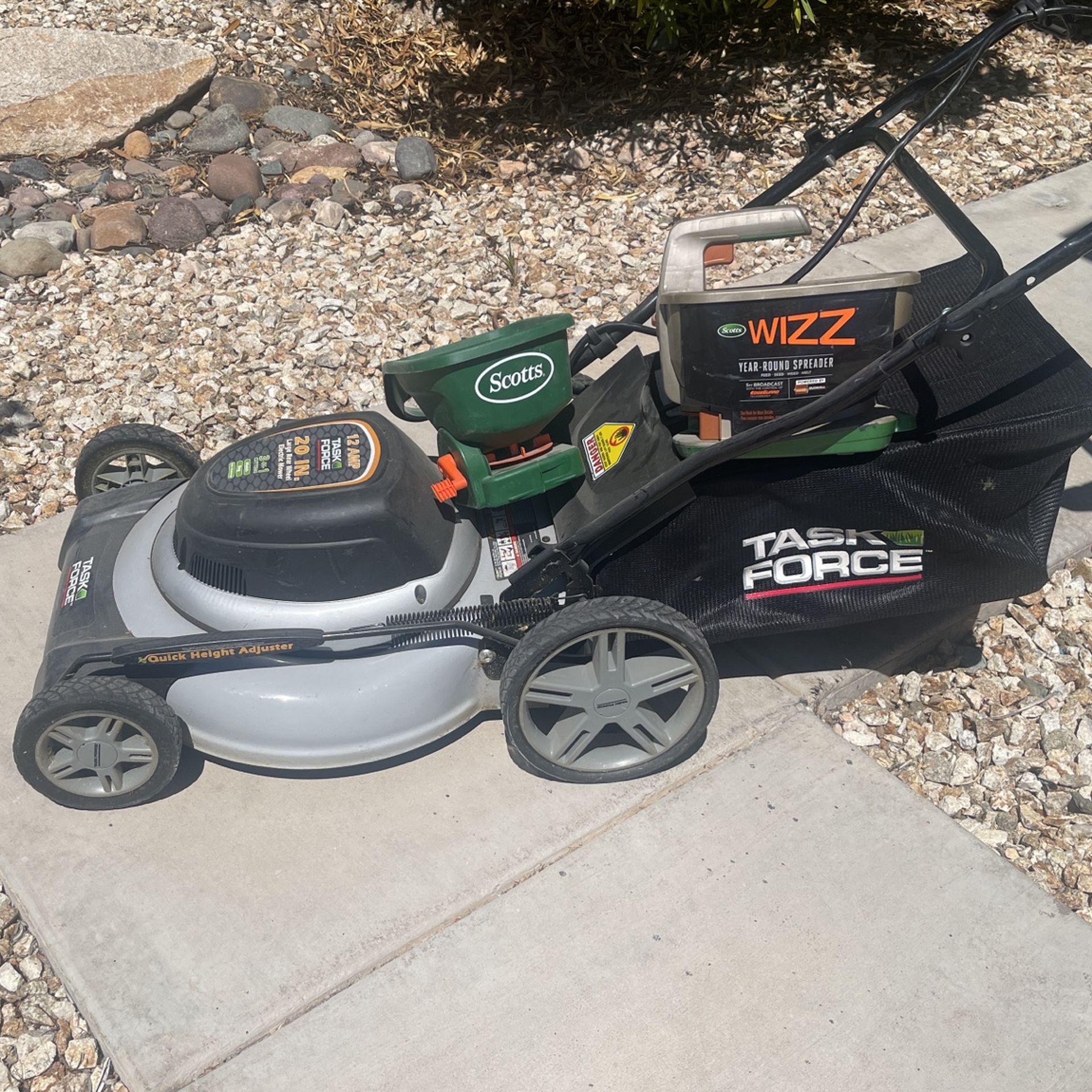 Task force electric mower store