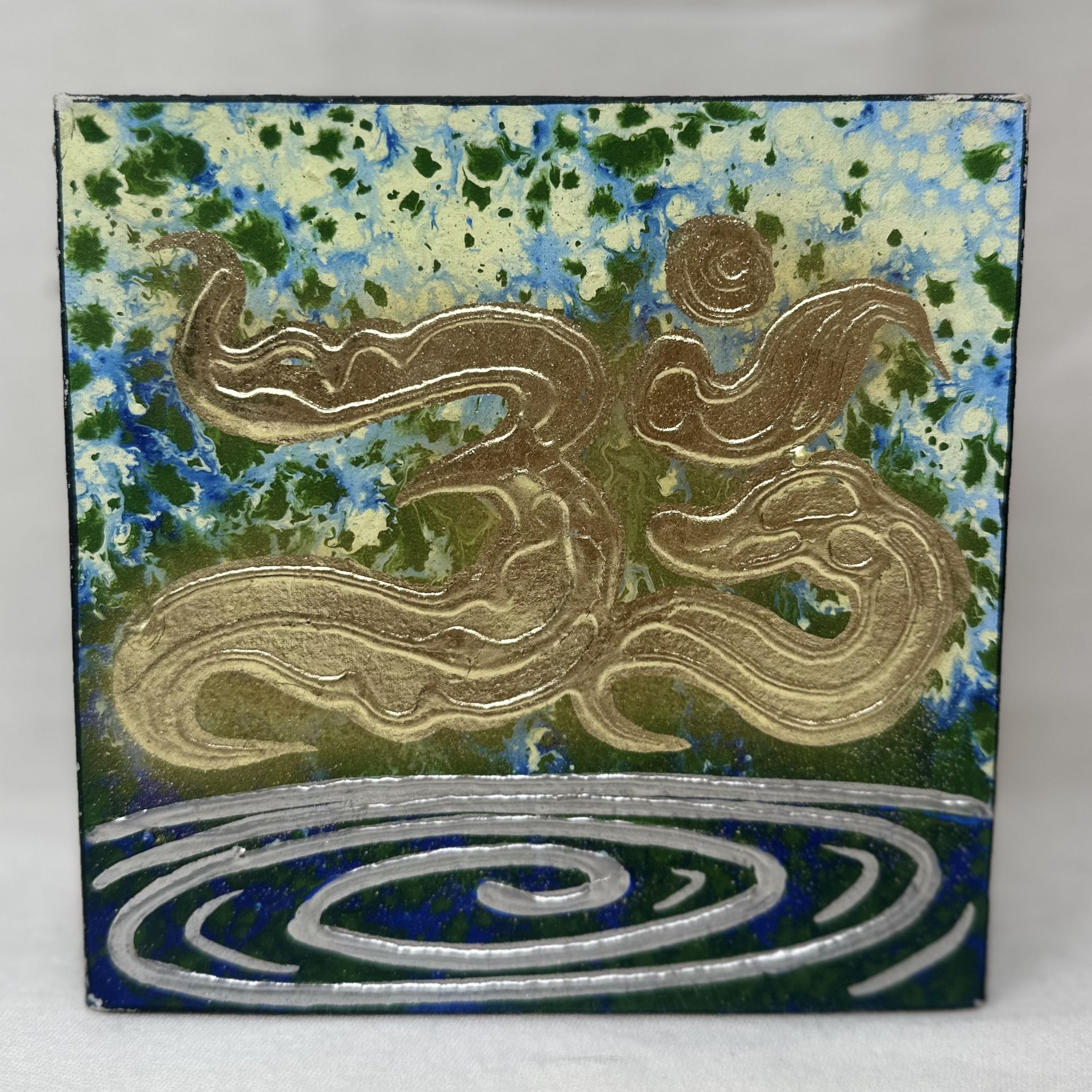 6" x 6" Inch Abstract OM painting for Sale in Claremont, CA - OfferUp