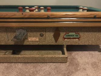 Chicago Coin Bumper Pool Table