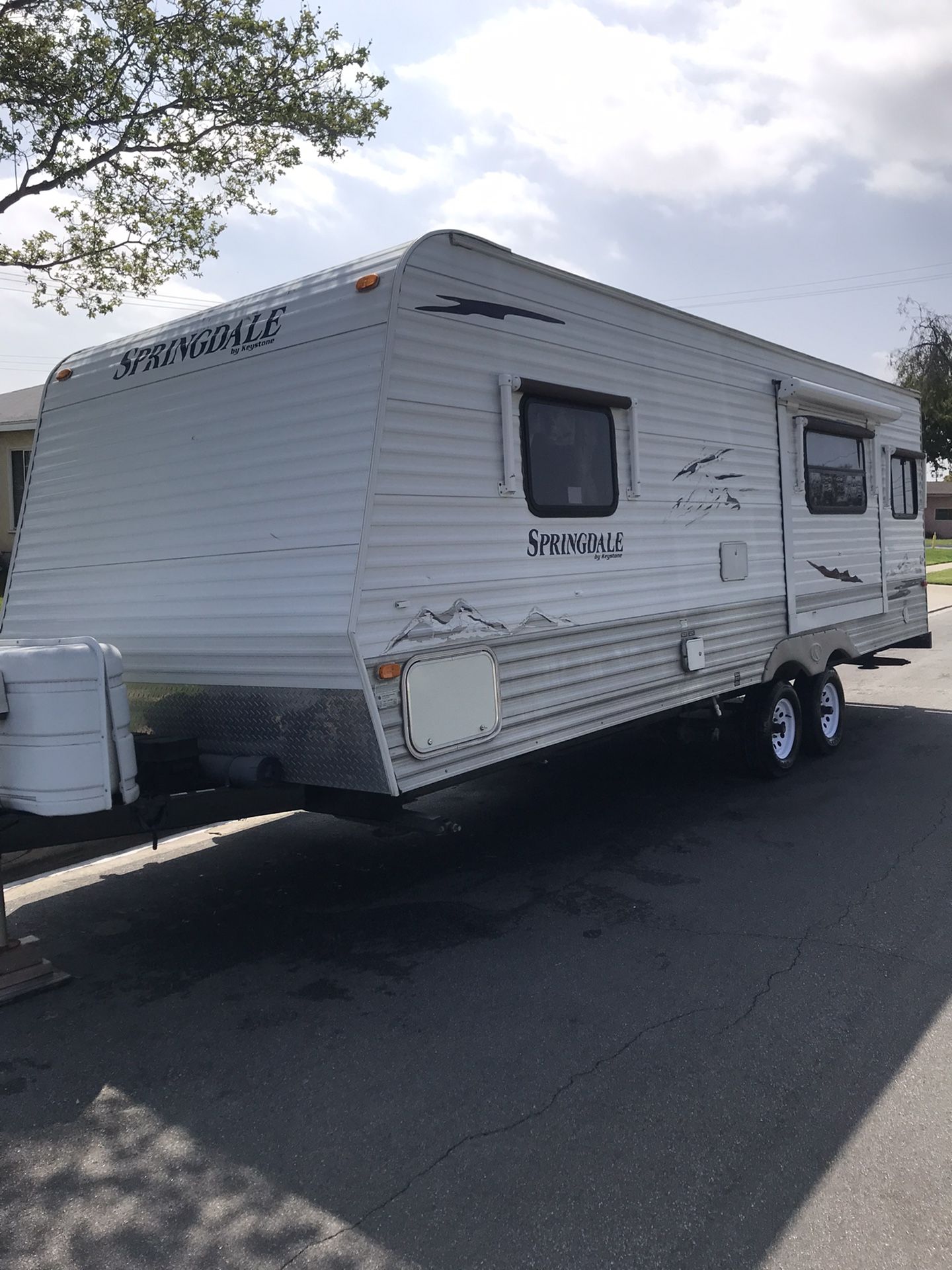 2009 Springdale Double Door Entry 26ft Whit Sofa Slide Out Travel ...