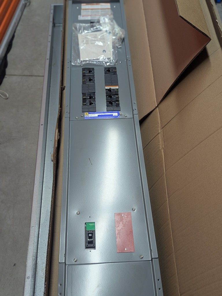 Brand New Square D 400 amp 120/208/240V main breaker three phase panel ...