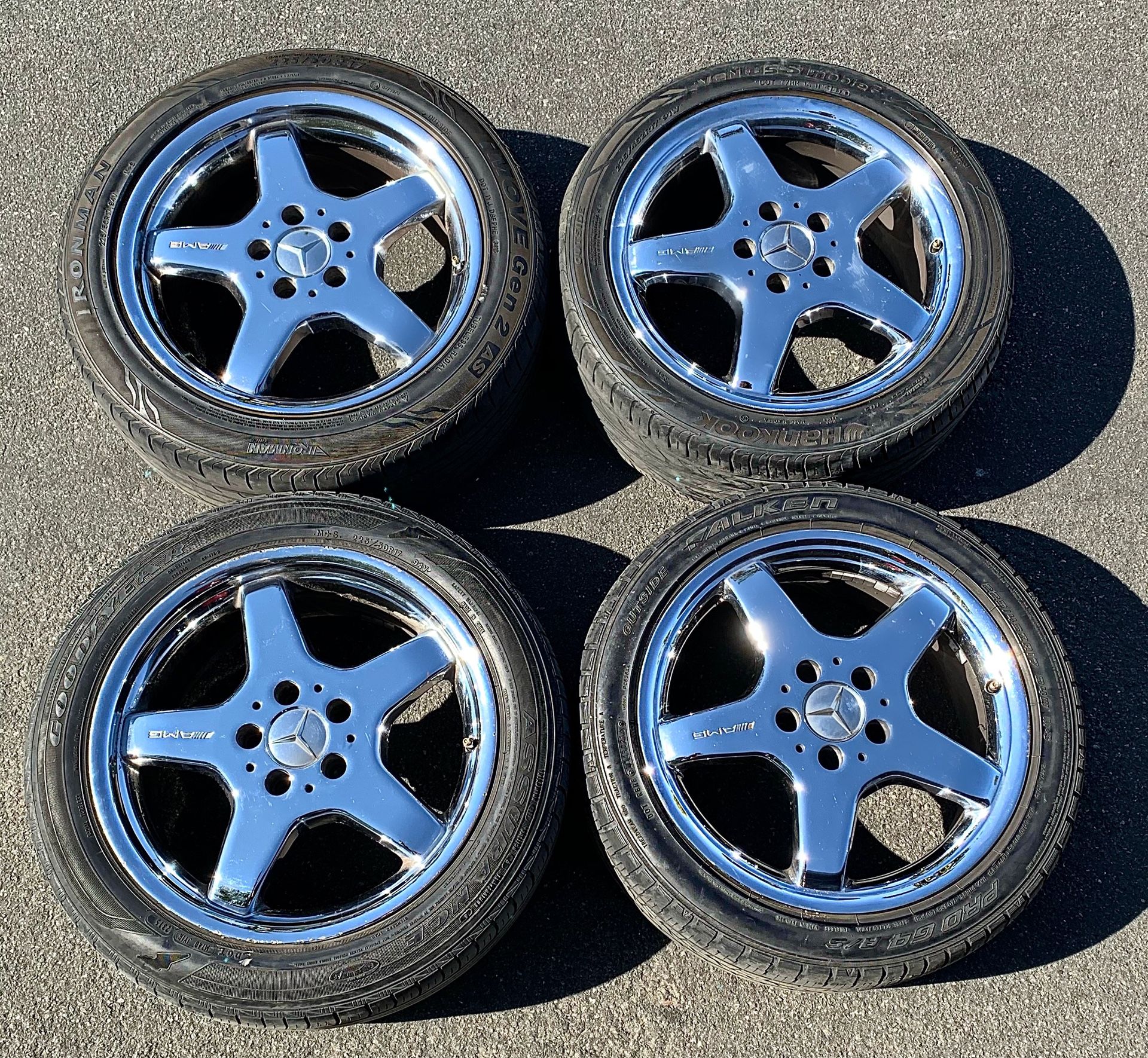 MERCEDES BENZ 17 AMG RIMS WHEELS CLK55 R170 SLK 230 SLK320 for Sale in ...