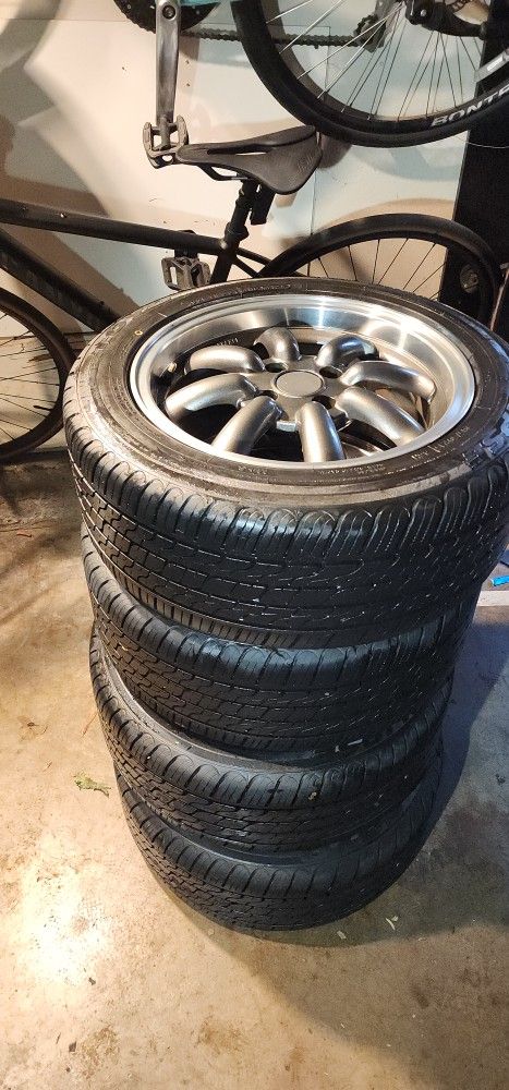 15x7 Rewind Enkei Wheels With Tires. for Sale in Tustin, CA - OfferUp