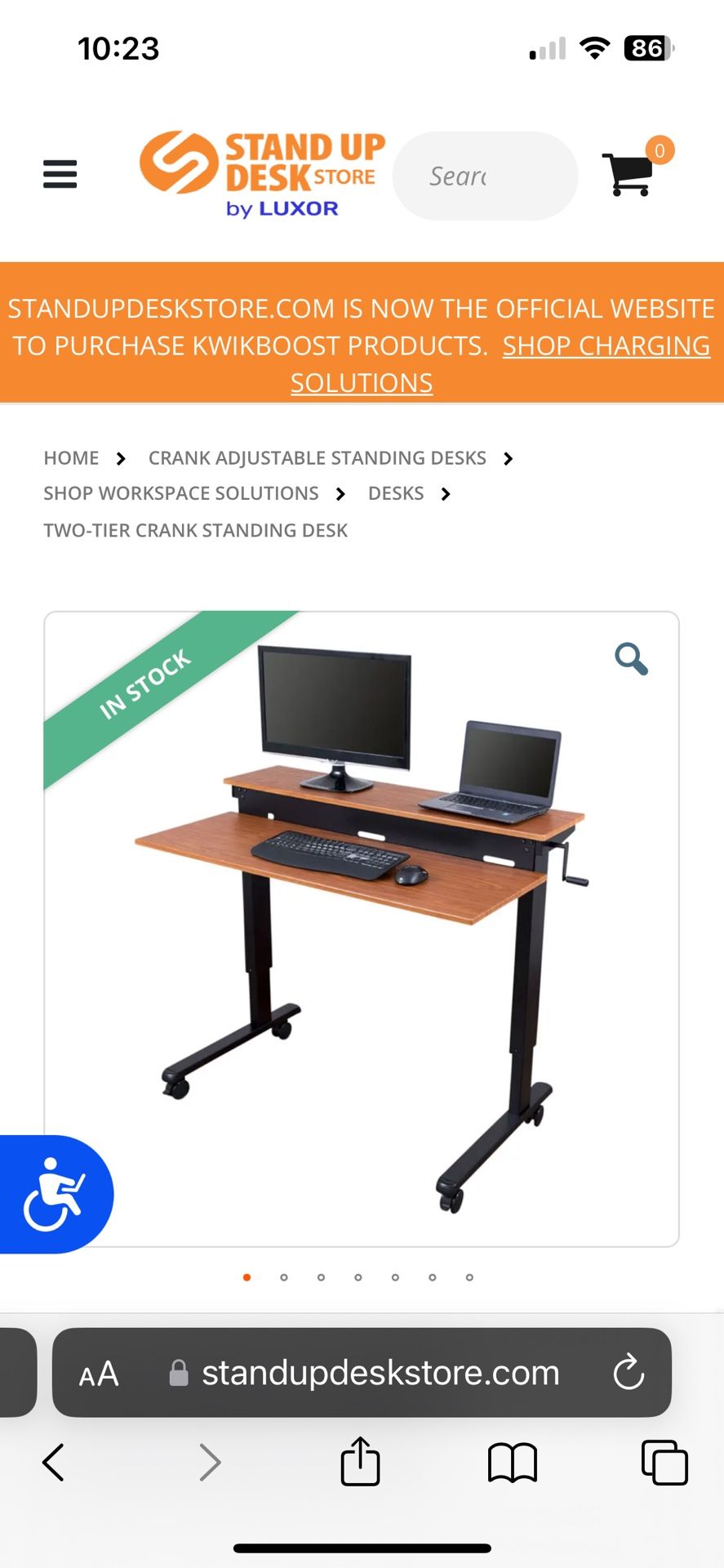 Stand Up Desk Store - Adjustable Workstation for Sale in Shoreham, New ...