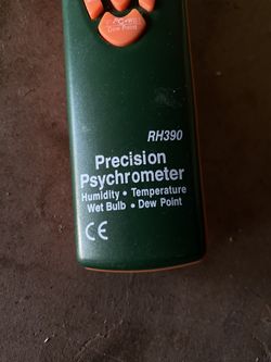 Extech RH390 Precision Thermohygrometer, 0 to 100% RH/, -22 to 199F for ...