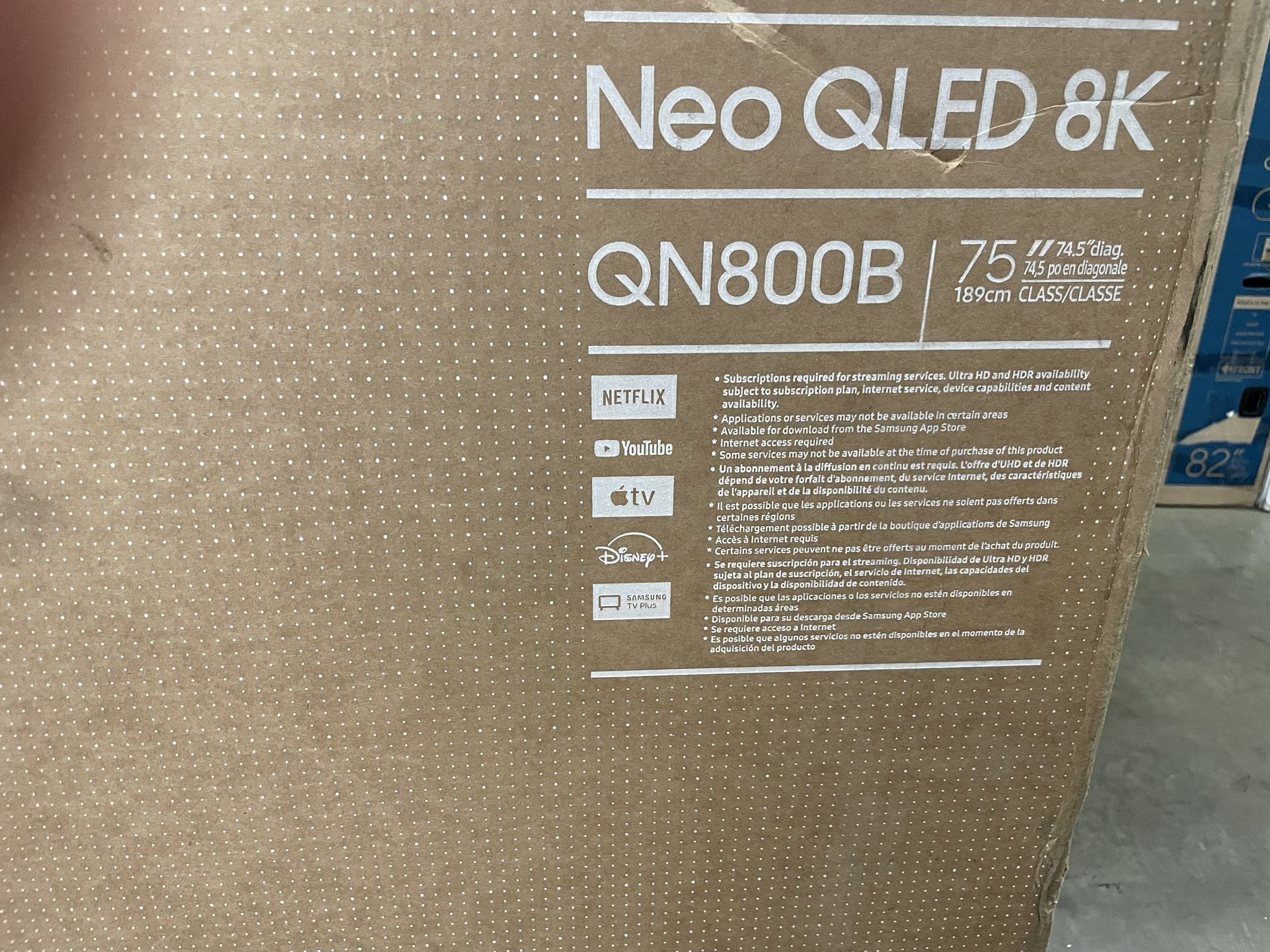 SAMSUNG 75-Inch Class Neo QLED 8K QN800B Series Mini LED Quantum HDR ...