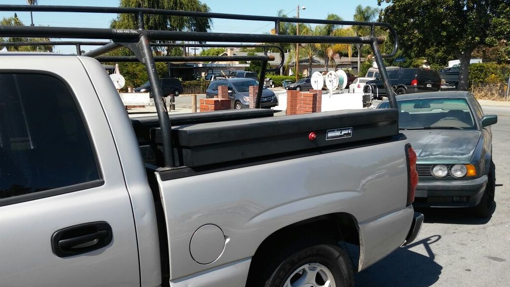 Lumber rack and (2) tool boxes for Chevy Silverado crew cab 04 for Sale ...