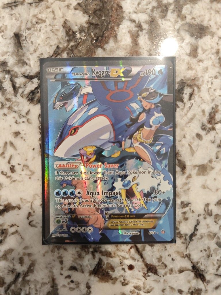 Team Aqua Kyogre EX pokemon card VERY RARE for Sale in Concord, CA ...