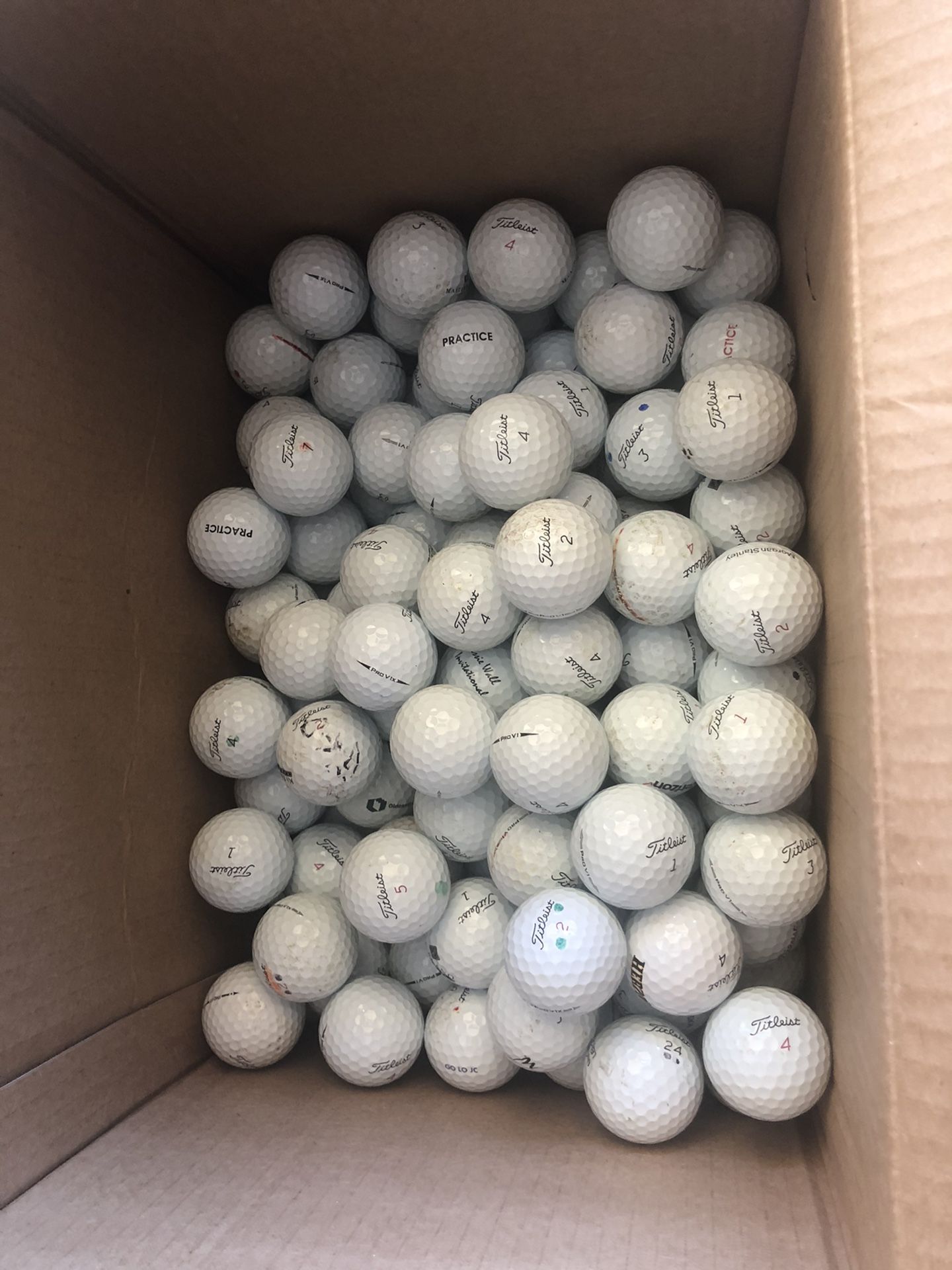 Titleist ProV 1 Golfballs - 144 golf balls for $50.00 for Sale in ...