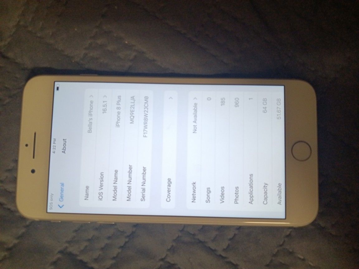 Iphone 8plus for Sale in Mesquite, TX - OfferUp