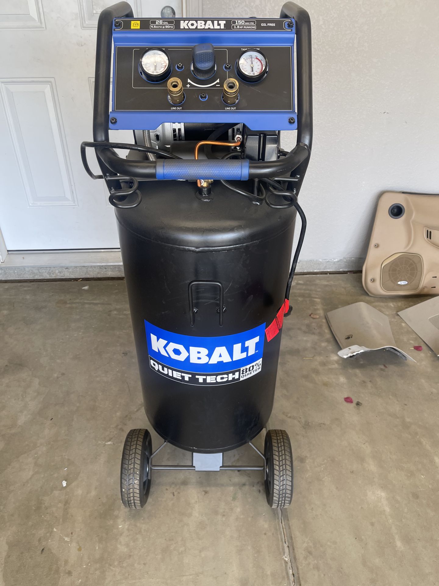 26 Gallon Air Compressor Kobalt