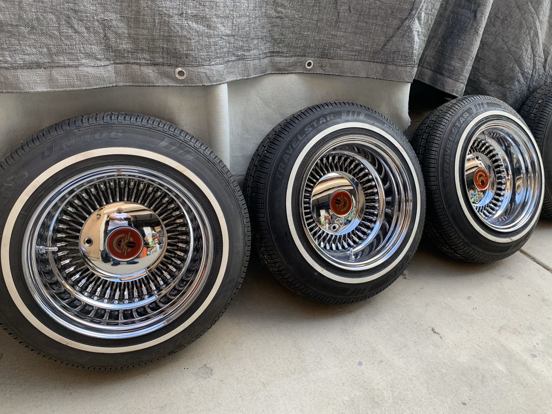 13” OG Mclean Wire Wheels with New Tires for Sale in Lake Elsinore, CA ...