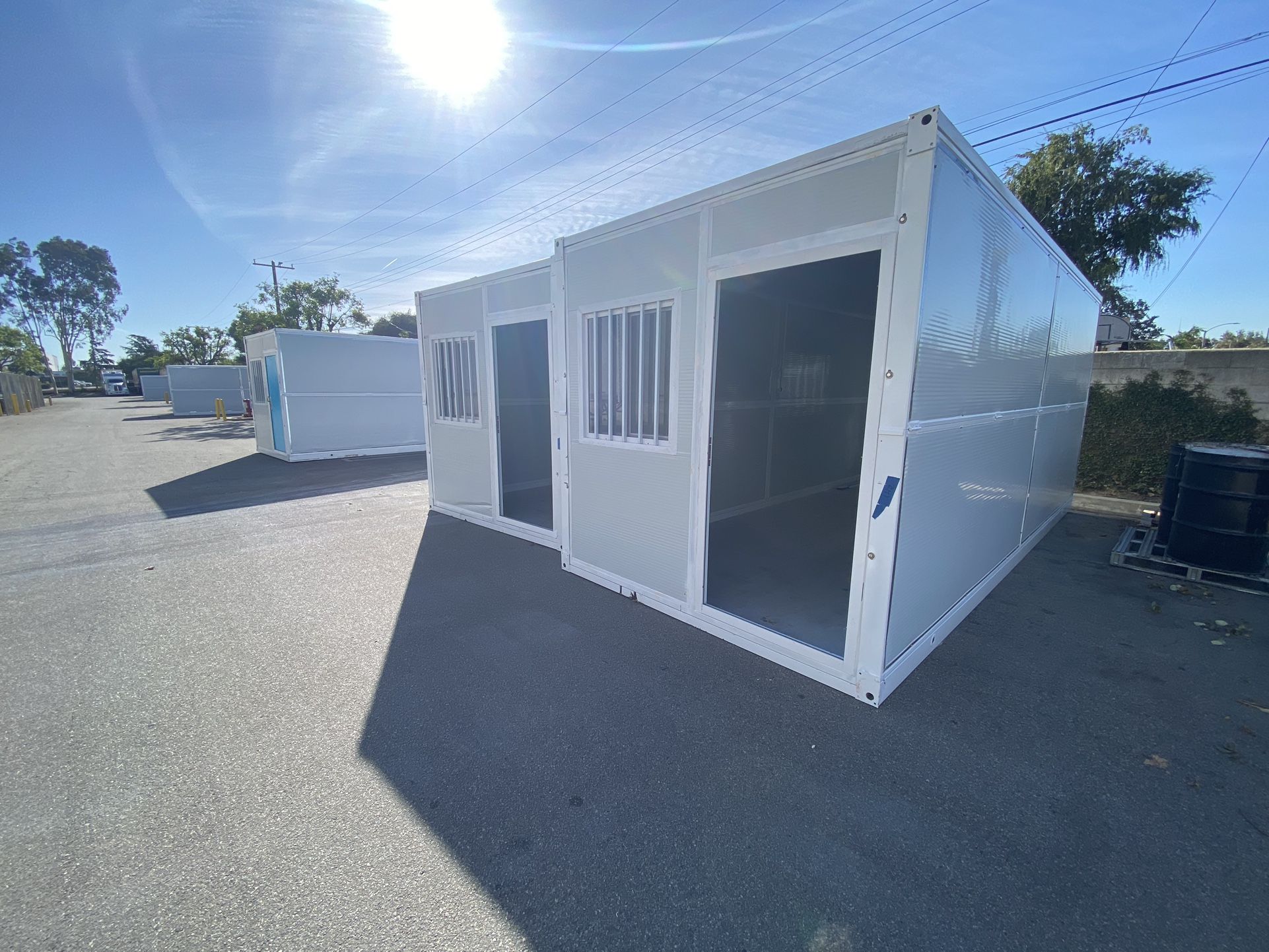 8x20 INSULATED PRE-FAB FOLDABLE STORAGE CONTAINER! for Sale in Pomona ...