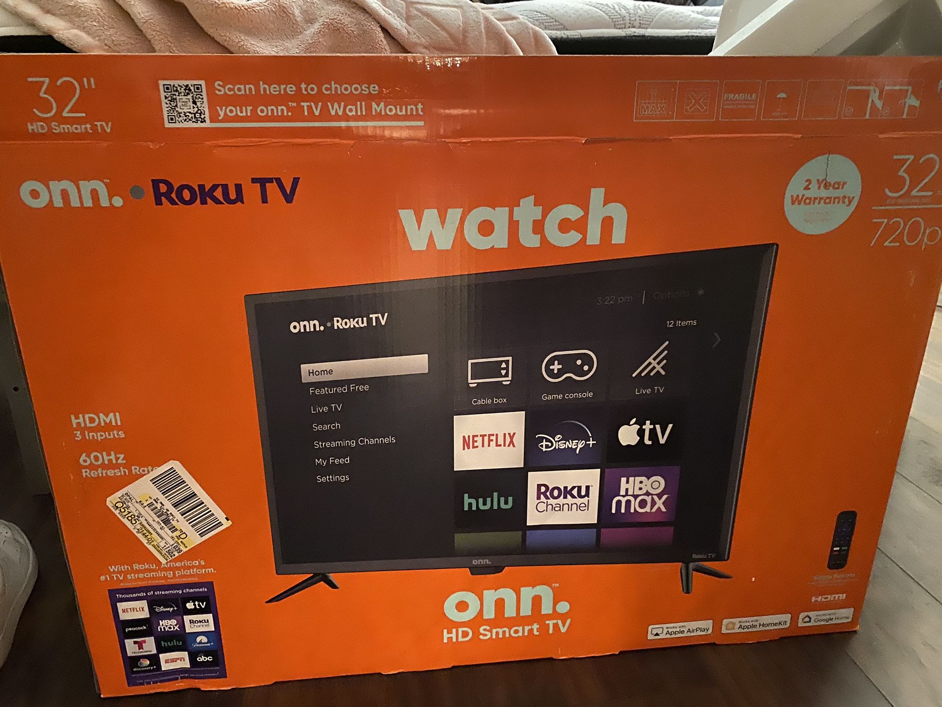 Onn Roku TV 32 Inch HD Smart for Sale in Torrington, CT - OfferUp