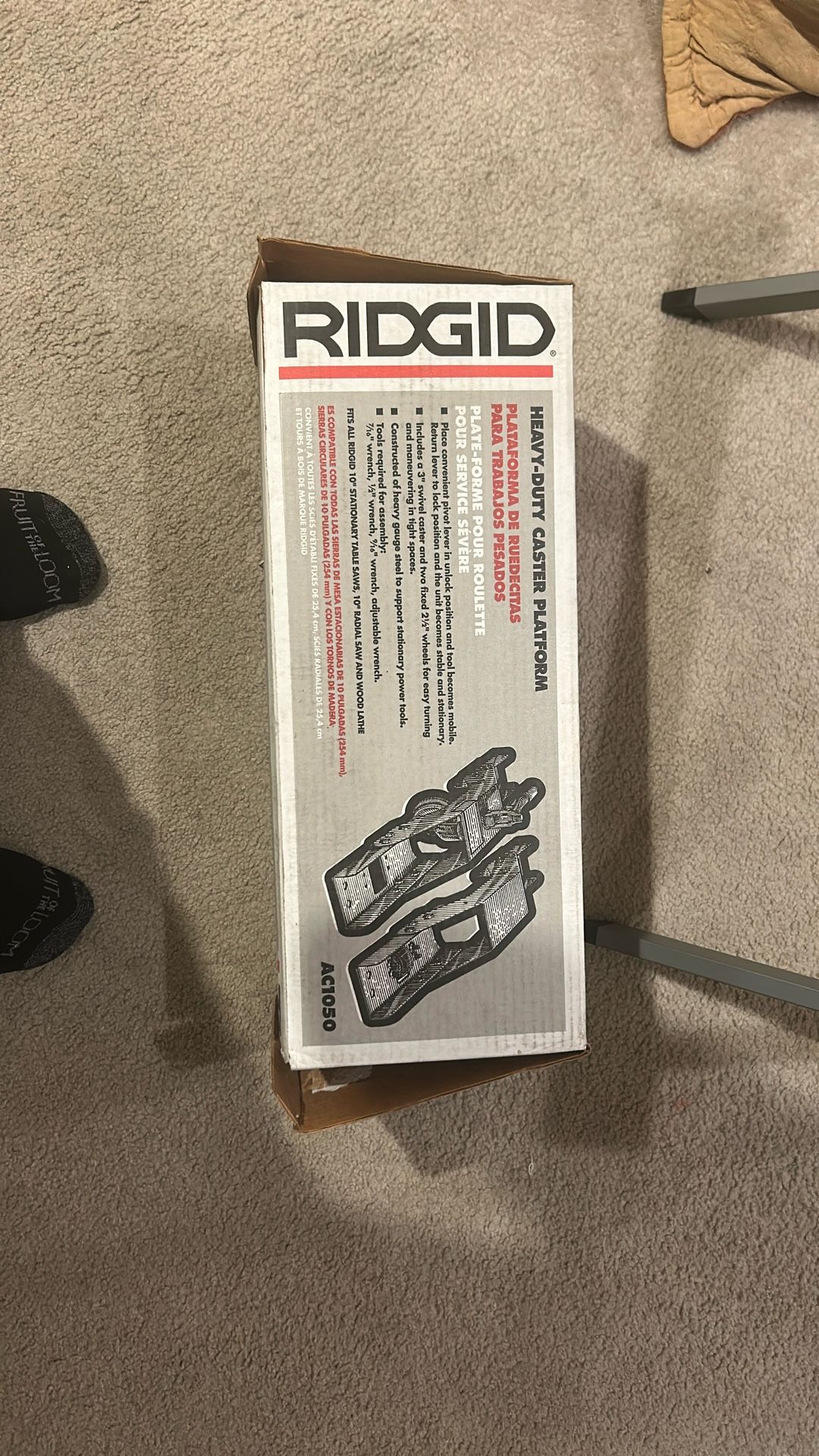 Rigid Heavy Duty Table Saw/Lathe Caster for Sale in Temecula, CA - OfferUp