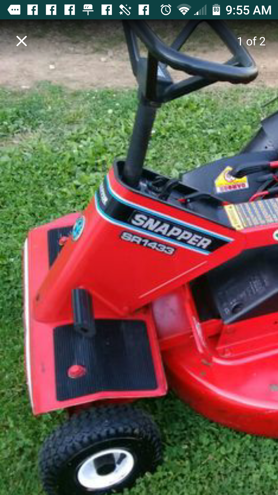 SNAPPER RIDING MOWER WITH BAGGER for Sale in Greenville, SC - OfferUp