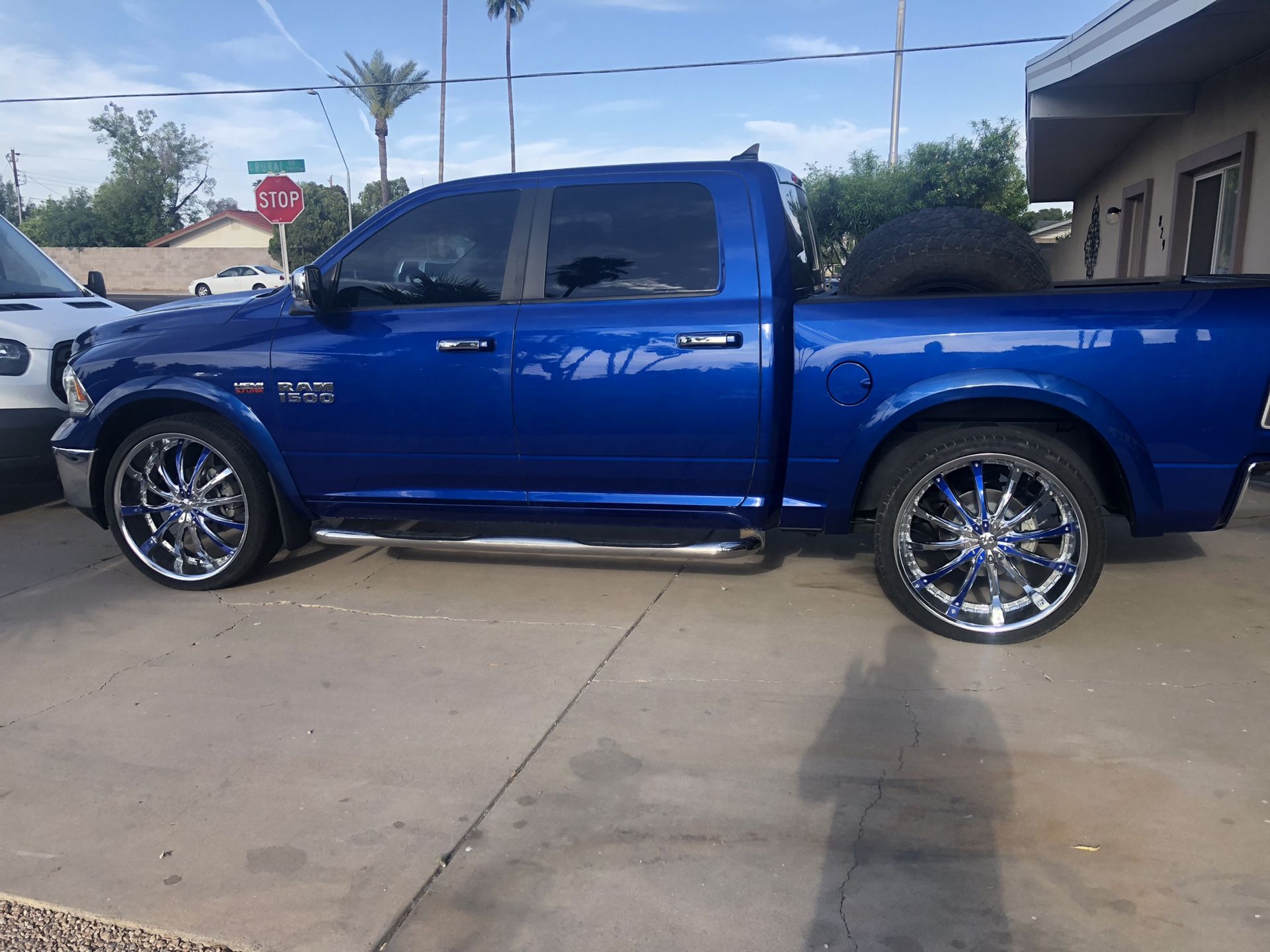 26” 26x10 Chrome Borghini B15 wheels dual drilled with a 5x127 (5x5 ...