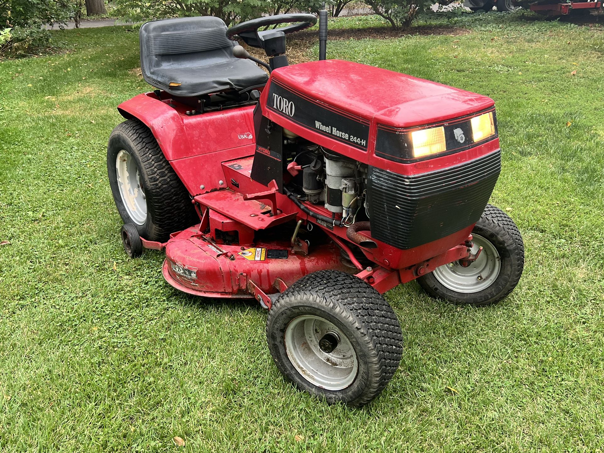1992 Toro Wheel Horse 244-H garden tractor. 14 hp for Sale in Roselle ...