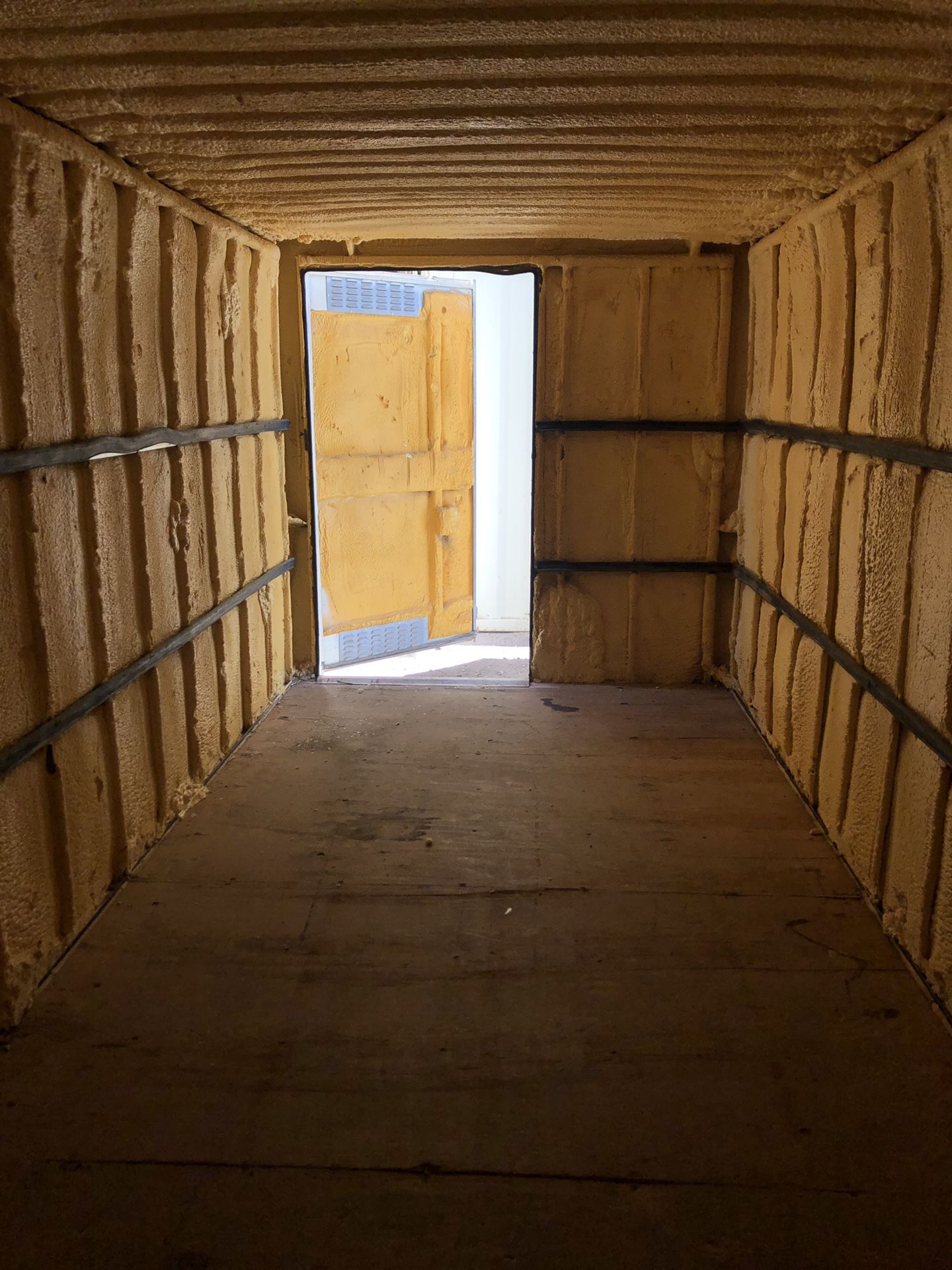 LOCAL 8x20 spray foam insulated cargo shipping container connex storage ...
