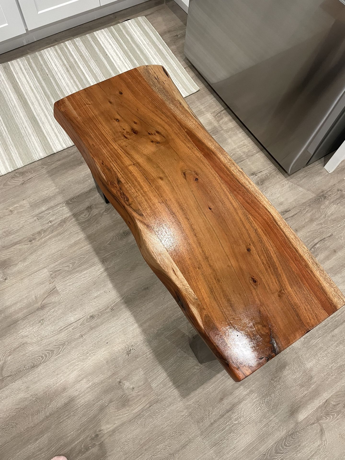 Solid Wood Top Metal Frame Bench for Sale in Los Angeles, CA - OfferUp
