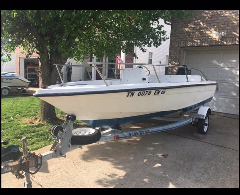 UPDATED- 15.5' Foot Sunbird Fiberglass Boat for Sale in Nashville, TN ...
