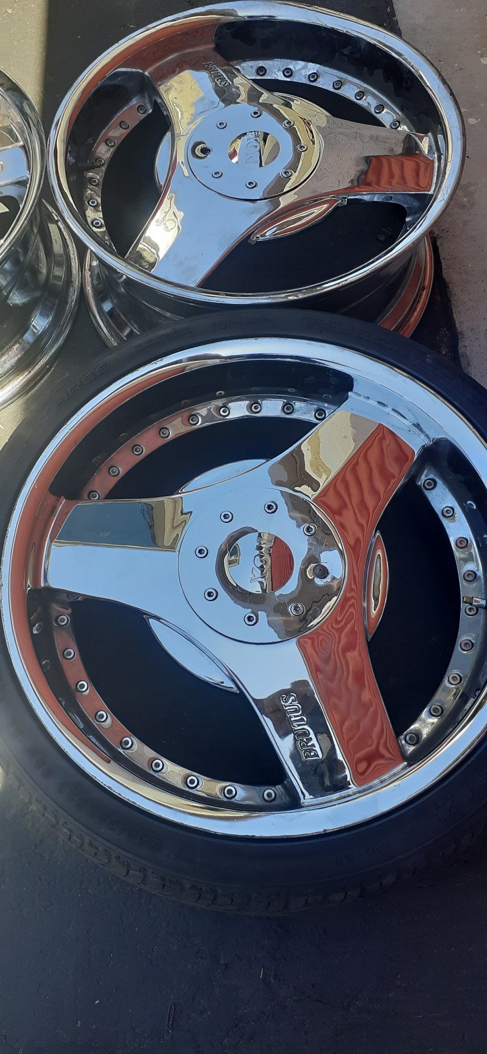 20x9 rare brutus blade rims hard to find great condition $140obo for ...