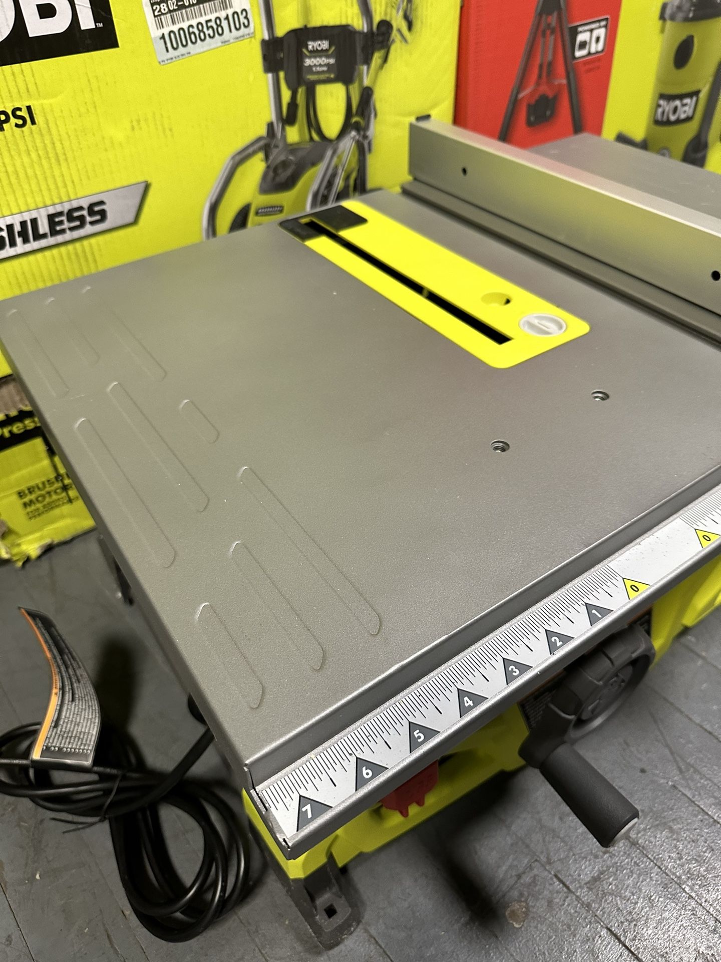 RYOBI 13 Amp 8-1/4 in. Compact Portable Corded Jobsite Table Saw for ...