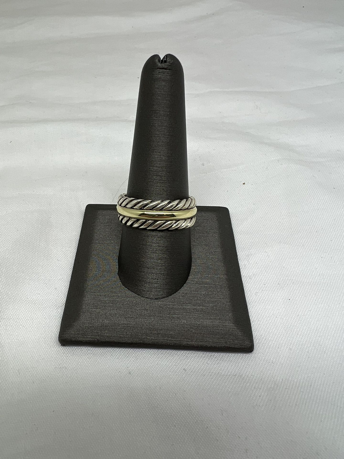 David Yurman 14k/.925 Spiral Ring for Sale in Tampa, FL - OfferUp