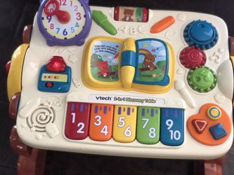 Vtech 2-in-1 Discovery Table Bear Child Activity Table Kids Desk ...