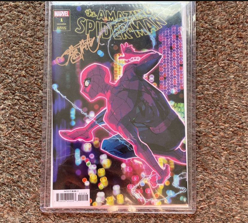 The Amazing Spider-Man LGY#895 Rose Besch Variant Edition SIGNED for ...