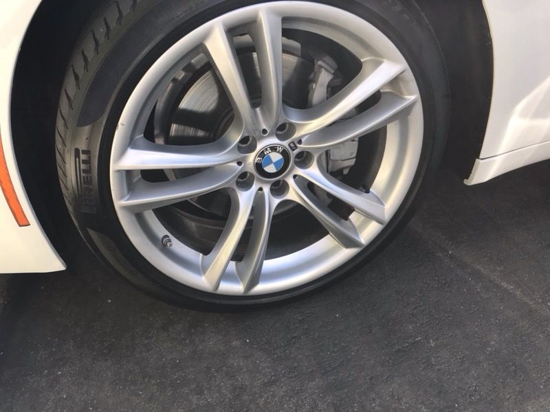 BMW style 303 20" wheels with pireli tires staggered for Sale in ...