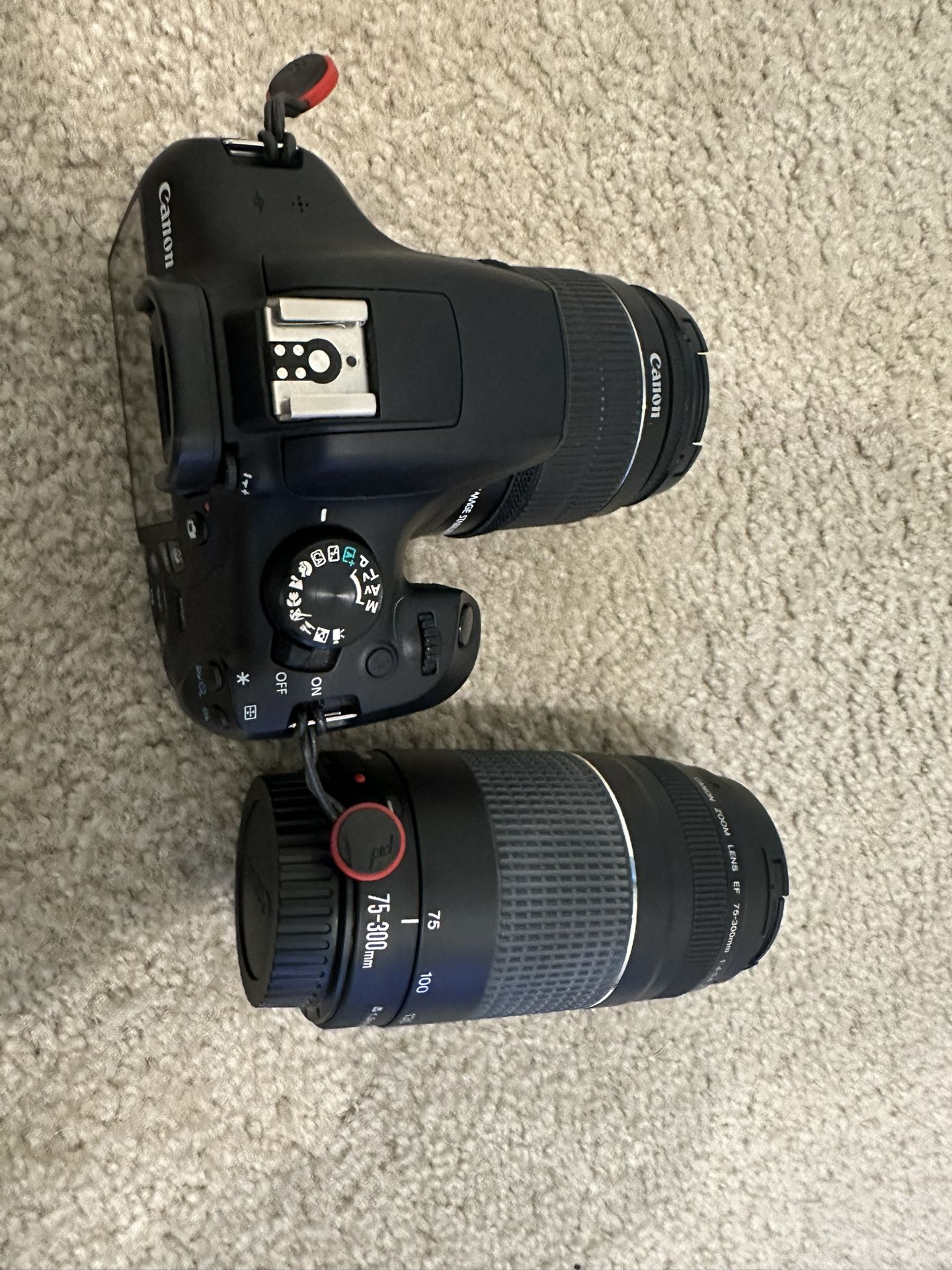 Cannon Rebel T6 (18-55mm & 75-300mm & 50mm F1.8) for Sale in Ontario ...