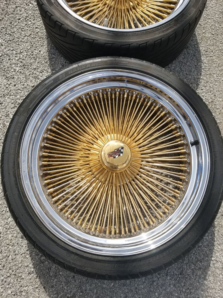 20 inch Dayton wire spoke wheels 5x114.3 5x120 5x127 for Sale in ...